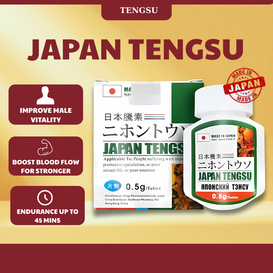 Original Japan Tengsu – Men’s Vitality Support, Longer Performance ...