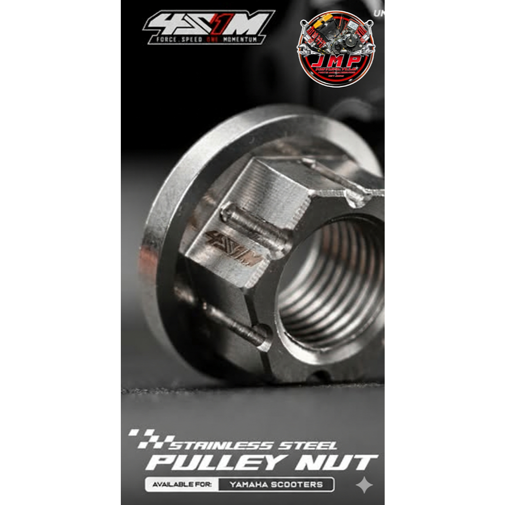 4S1M STAINLESS PULLEY NUT, CLUTCH BELL NUT, TORQUE DRIVE NUT | Shopee ...