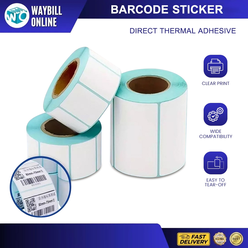 High Quality Waterproof Thermal Barcode Adhesive Sticker Paper For ...