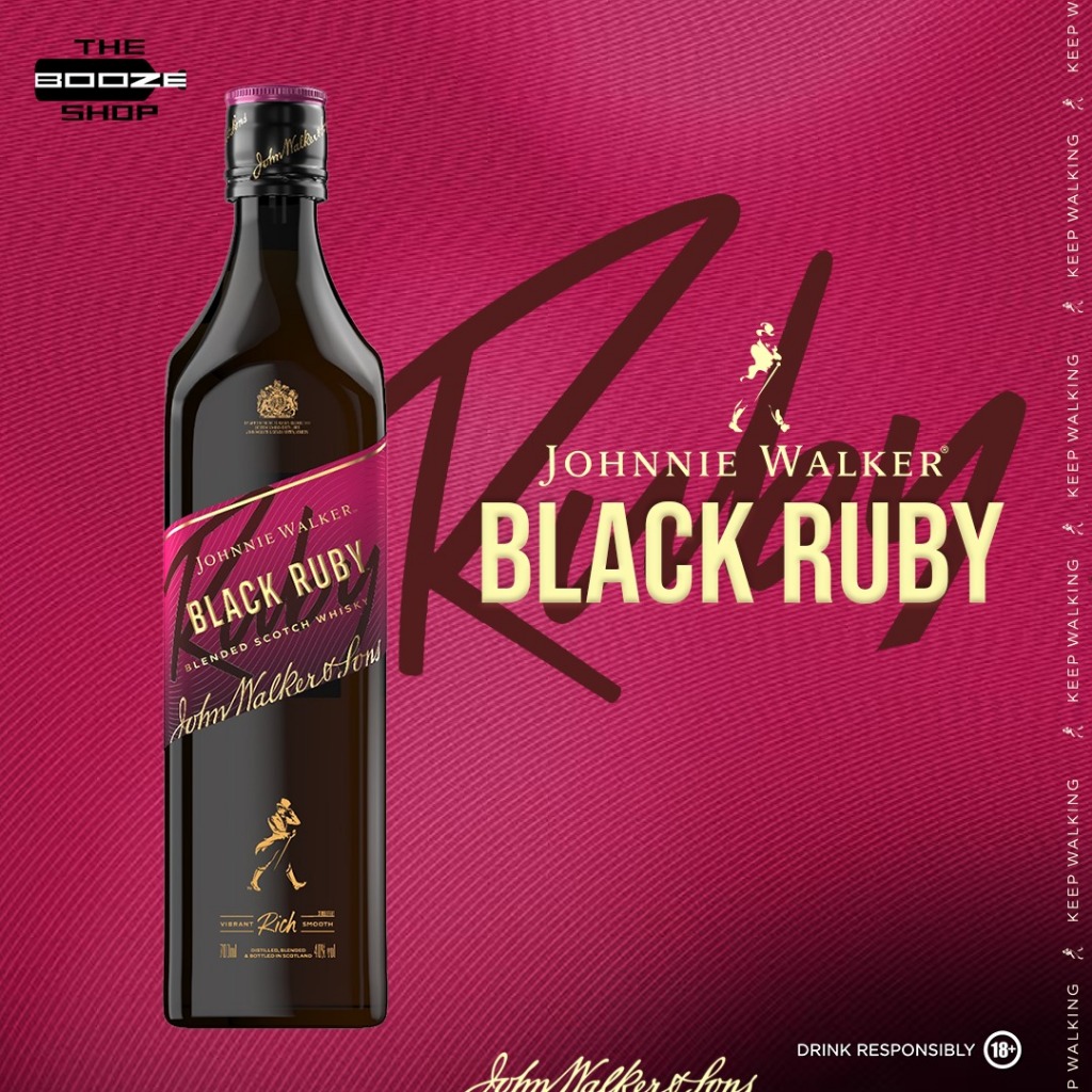 Johnnie Walker Black Ruby 700ml - naked bottle | Shopee Philippines