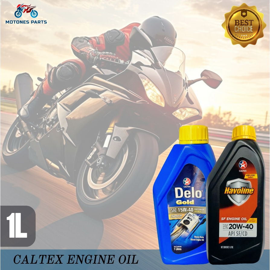 Caltex Delo Gold Multigrade Diesel Engine Oil Sae 15W-40 1L (1 Liter ...