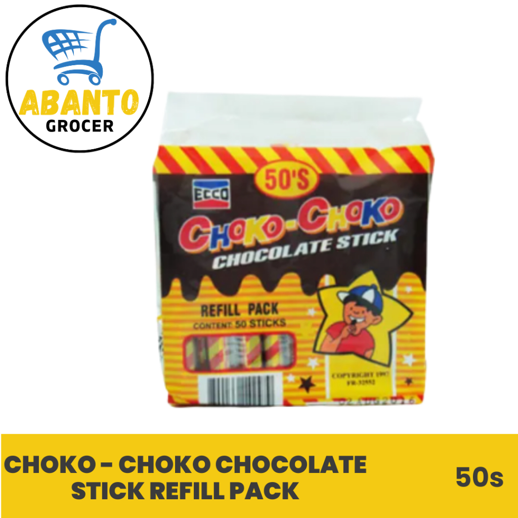 Choko- Choko Chocolate Stick Refill Pack 50's | Shopee Philippines