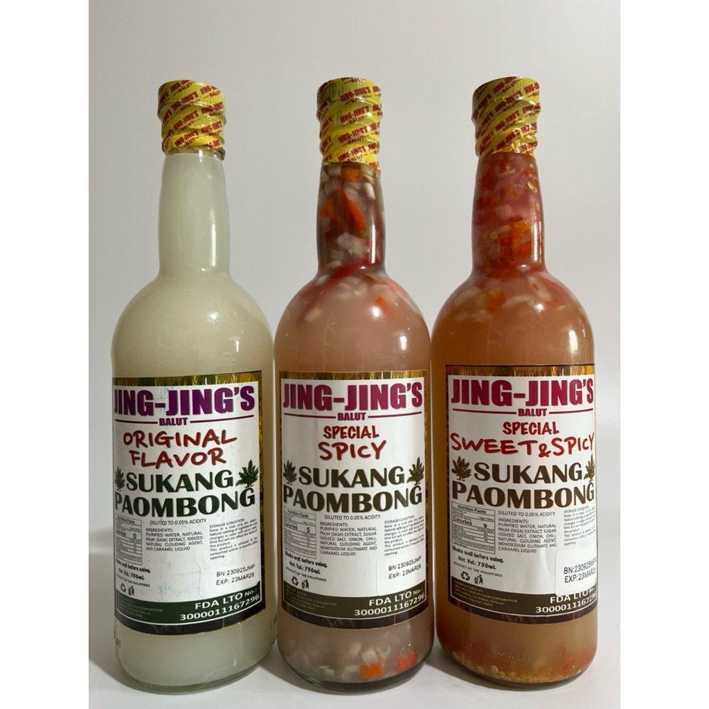 Jing Jing’s Sukang Paombong *Maximum 5 Bottles Per Order* | Shopee ...