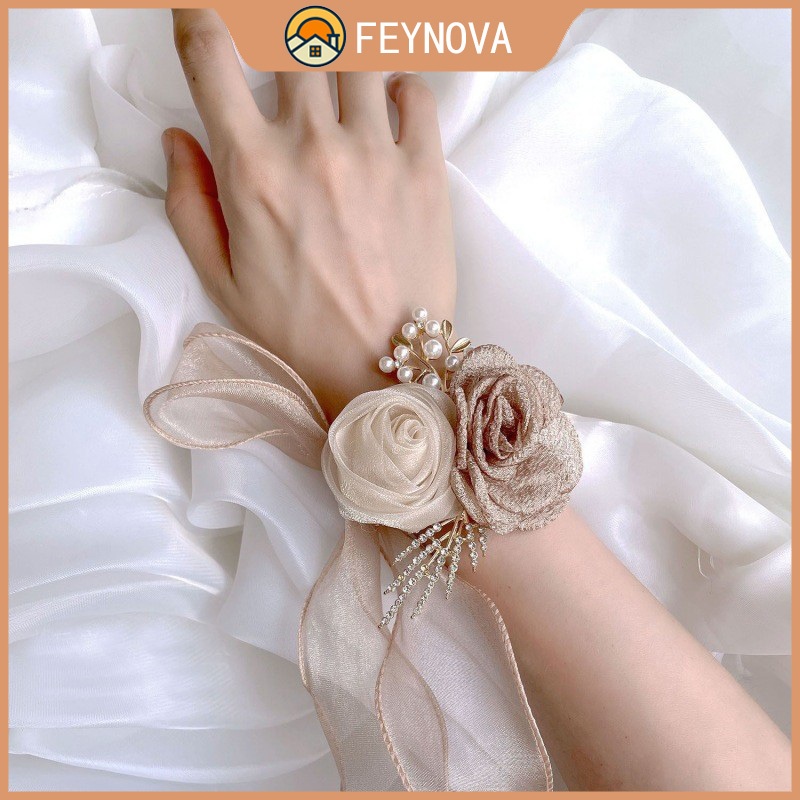 Bride Wrist Corsage Premium Wedding Corsage with Fairy Style Design for ...