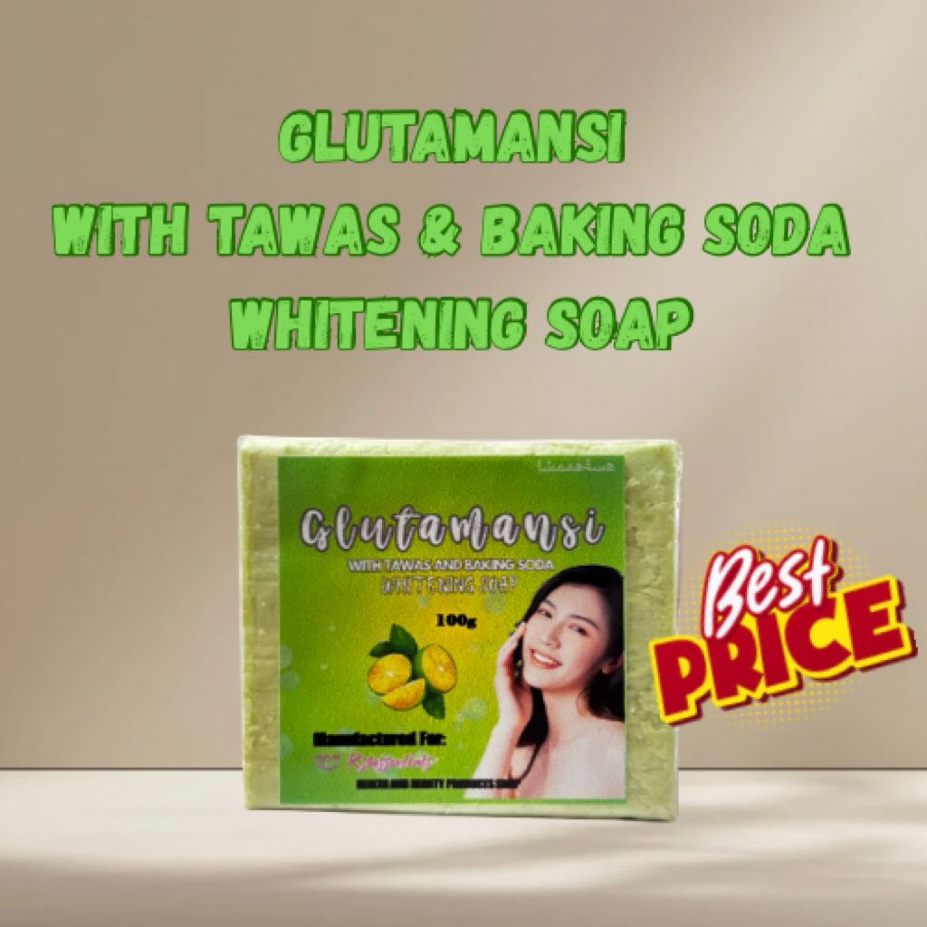 1pc ONLY 100Grams Glutamansi Whitening Soap with Tawas & Baking Soda ...