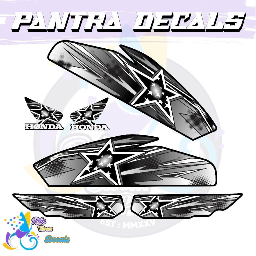 TMX/RUSI/PINOY/MOTOPOSH/SKYGO/PANTRA (RISING STAR DECALS STICKER) BY ...