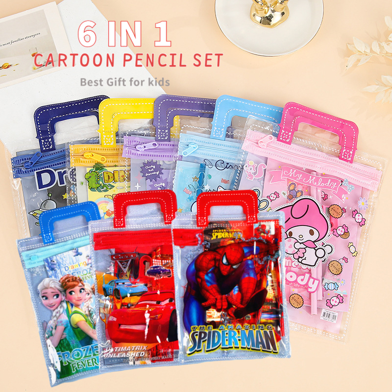 Children's Pencils 6 in1 stationery set school set pencil set giveaways ...