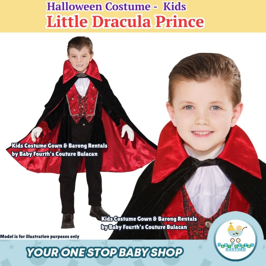 Halloween Cosplay Scary Little Dracula Prince Costume for Kids Boy for ...