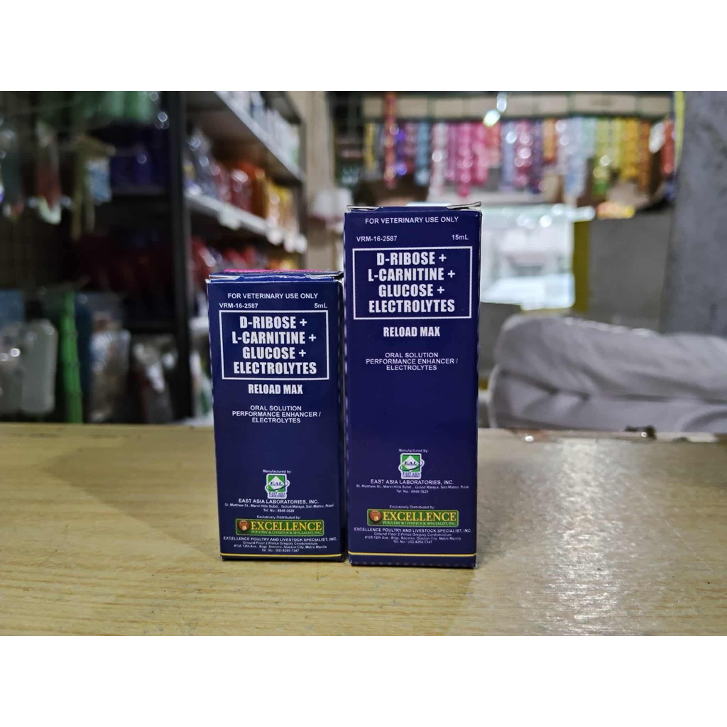 RELOAD MAX 15ML/5ML D-ribose + L-carnitine + Glucose + Electrolytes ...