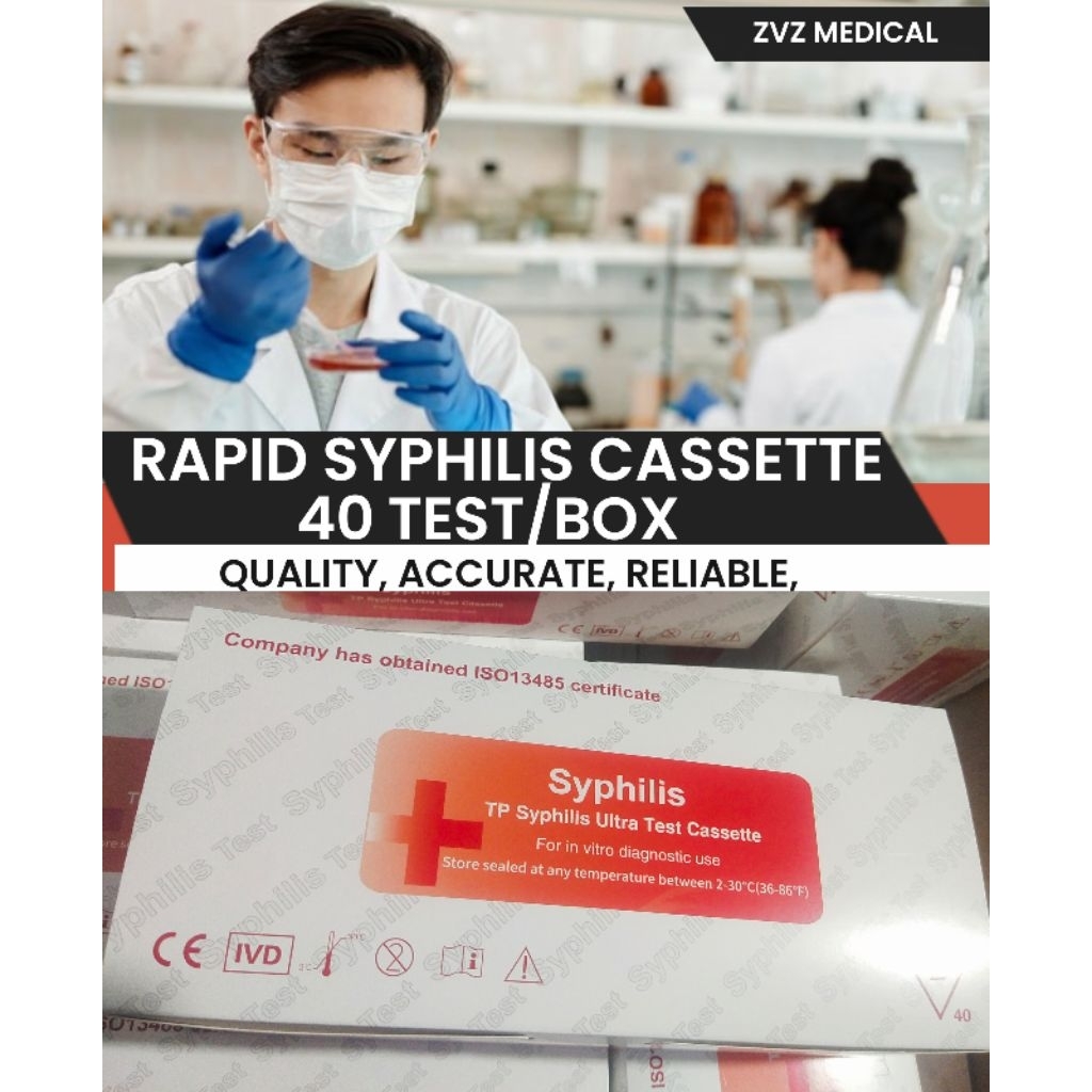 RAPID SYPHILIS TEST CASSETTE 40pcs/BOX , ANTI-TP RAPID TEST KIT ...