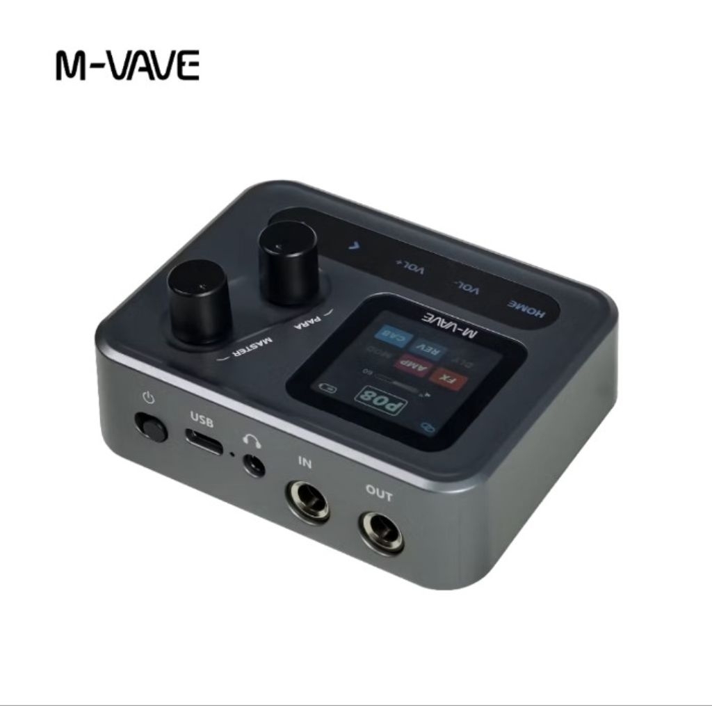 M-VAVE POWER AMP Guitar Multi Effects Device with FX AMP MOD DLY REV ...