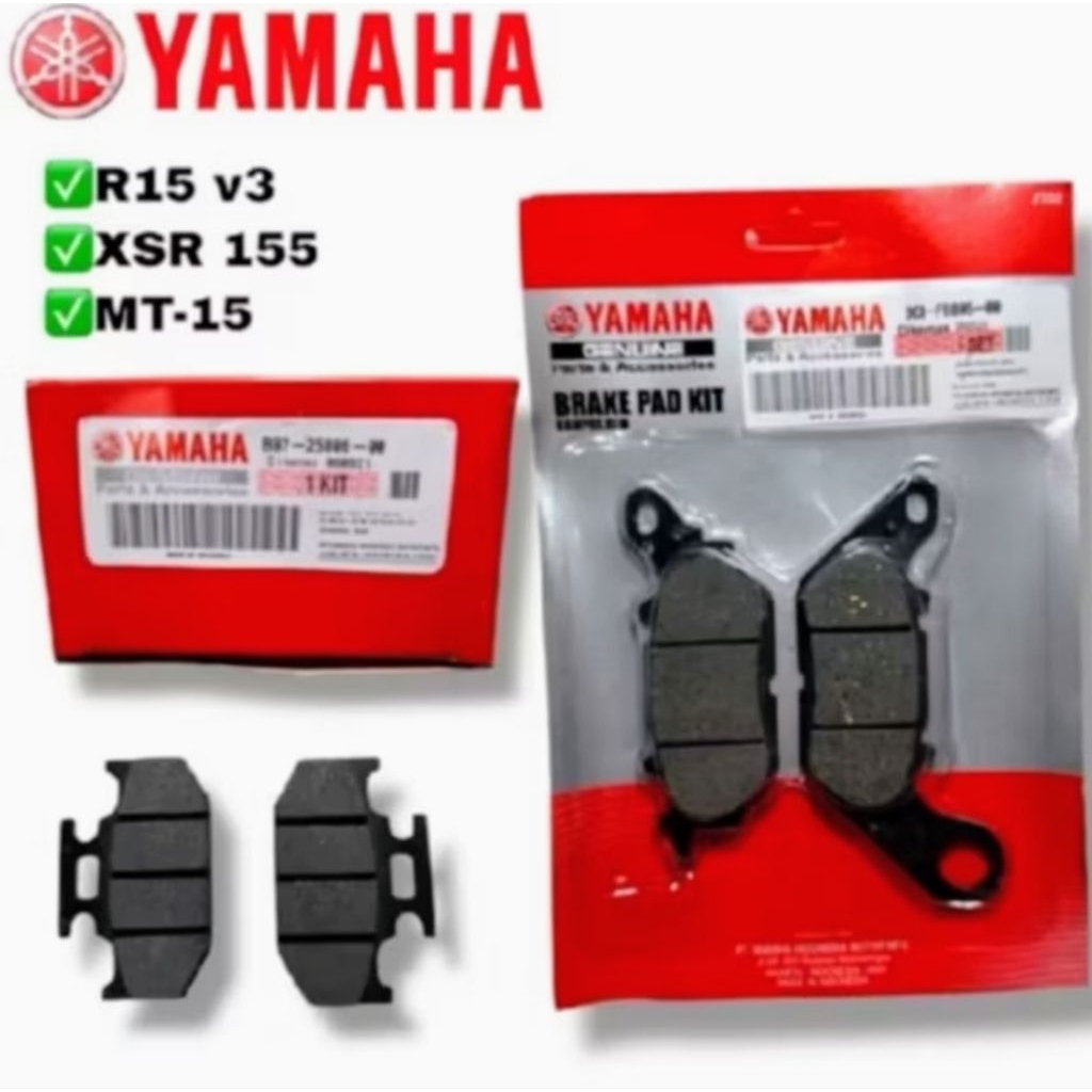 Yamaha R15 V3/ XSR 155/ MT-15 Brake Pad Front and Rear | Shopee Philippines