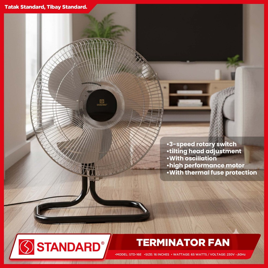 Standard Terminator Fan 16" STD16E Metal blade | Shopee Philippines