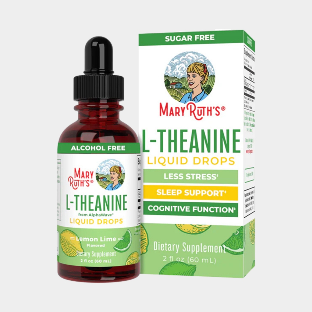 Mary Ruth's L-Theanine Liquid Drops for Mood Support, Stress & Sleep ...