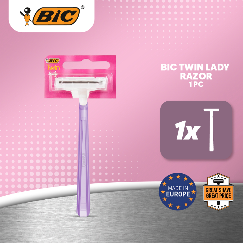 BIC Twin Lazdy Razor (1pc) | Shopee Philippines