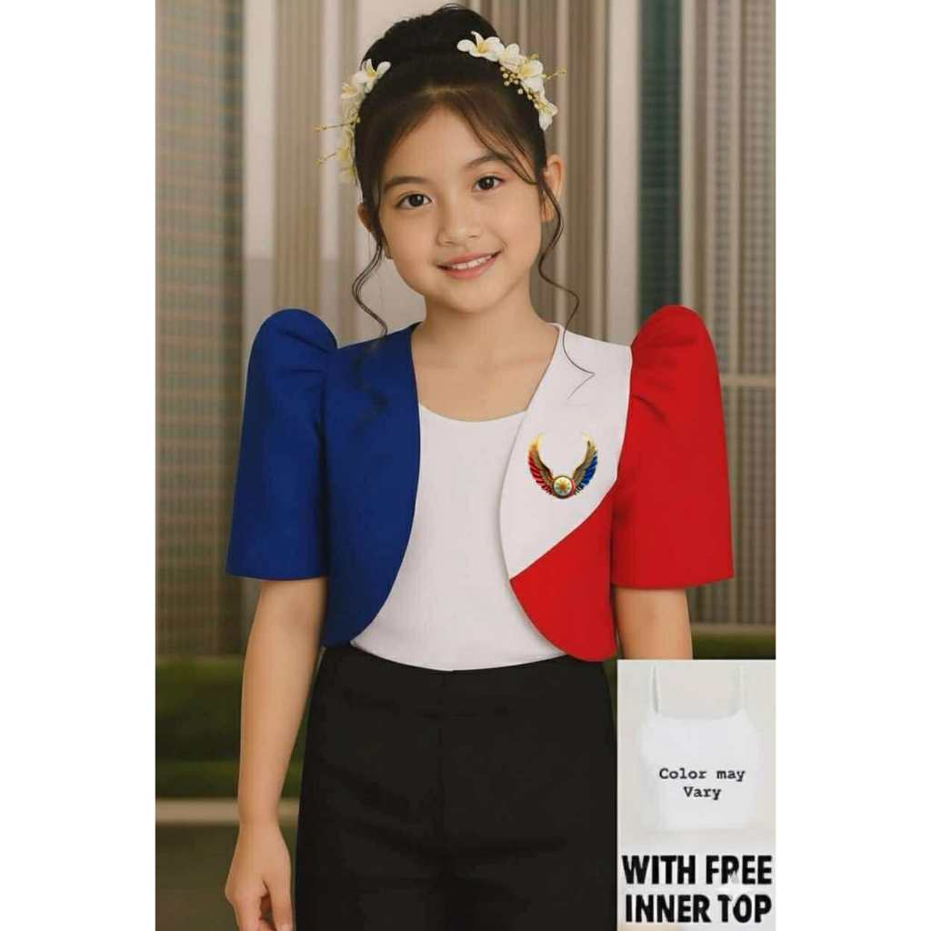 MYT-UNITED COSTUME/BUWAN NG WIKA/MONDAY OOTD FOR GOVT-BOLERO TRICOLOR ...