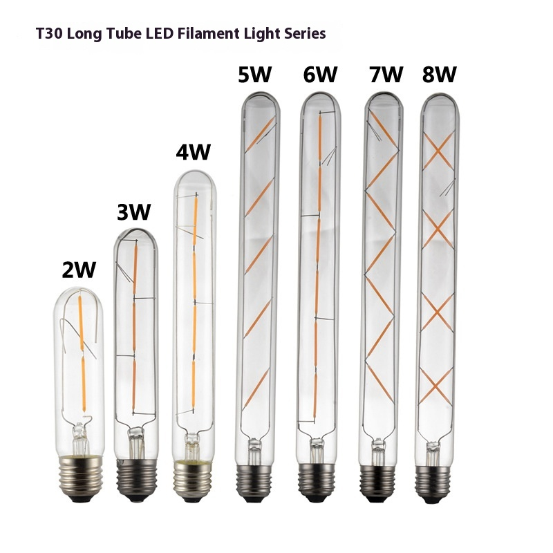 E27 T/LIGHT 2W 3W 4W 5W 6W 8W LED Bulb Edison Retro COB Warm white ...