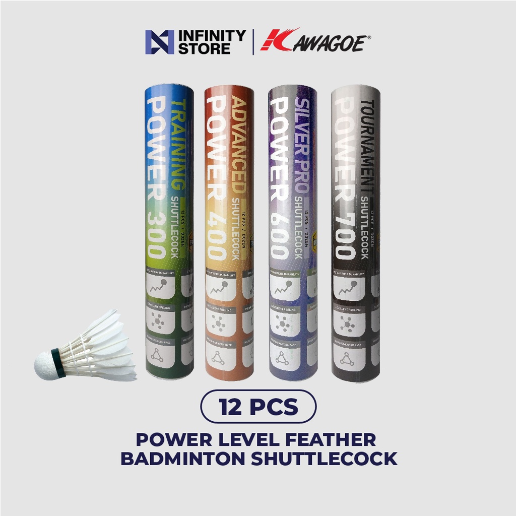 Kawagoe | Power Level Badminton Feather Shuttlecock | Shopee Philippines
