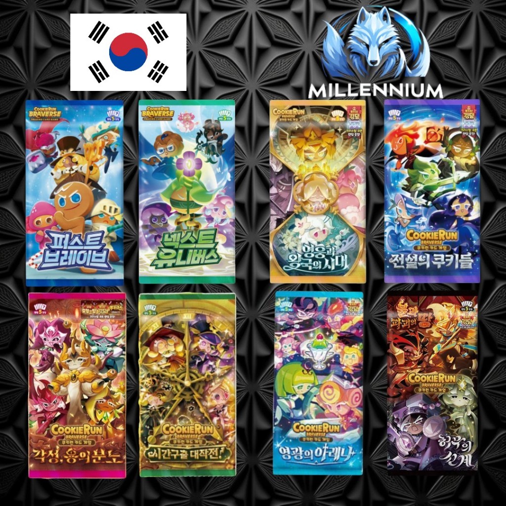 KOREAN CookieRun Braverse Booster Pack | Cookie Run Card BS1 BS2 BS3 ...