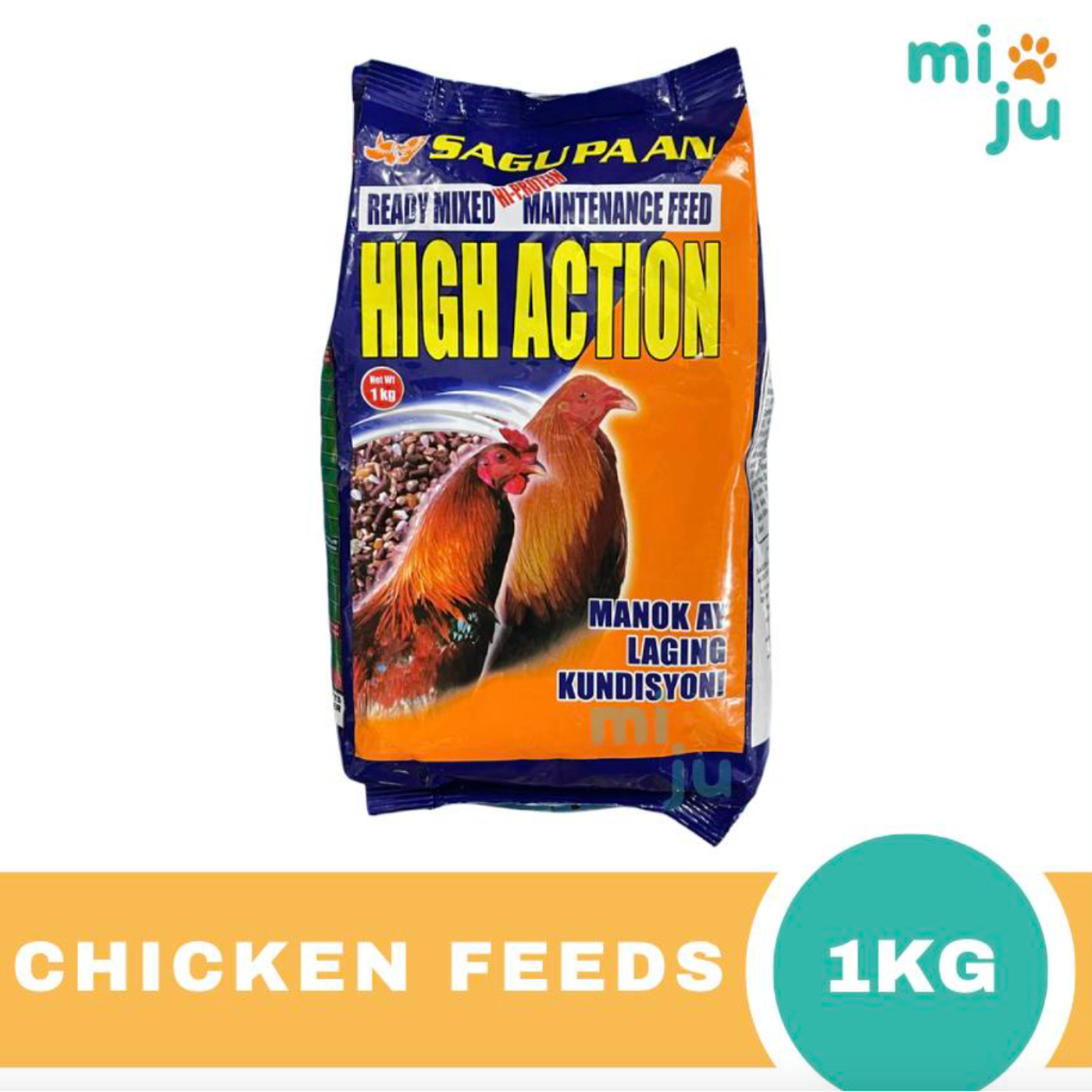 Sagupaan High Action 1kg - Ready Mix Maintenance Feed for Gamefowls ...