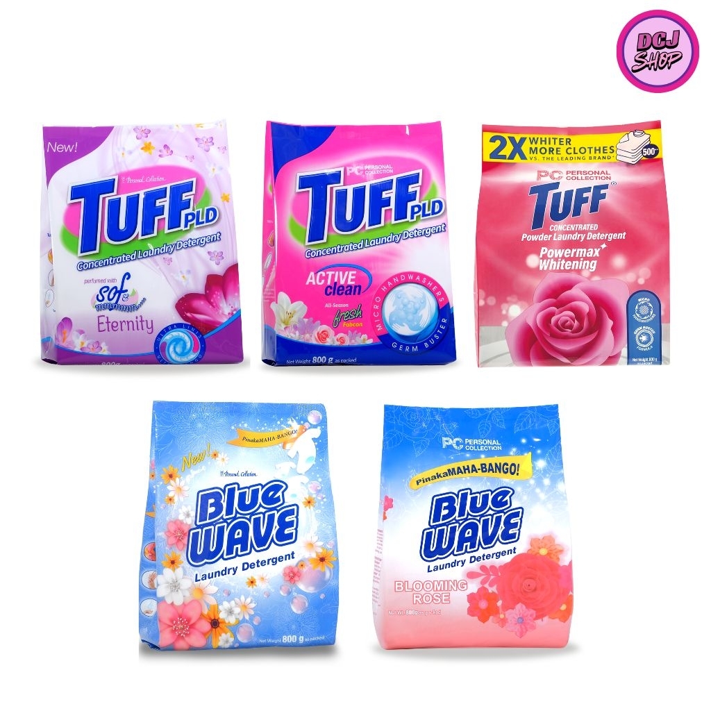 DCJ SHOP Tuff & Blue Wave Concentrated Powder Laundry Detergent (PLD ...