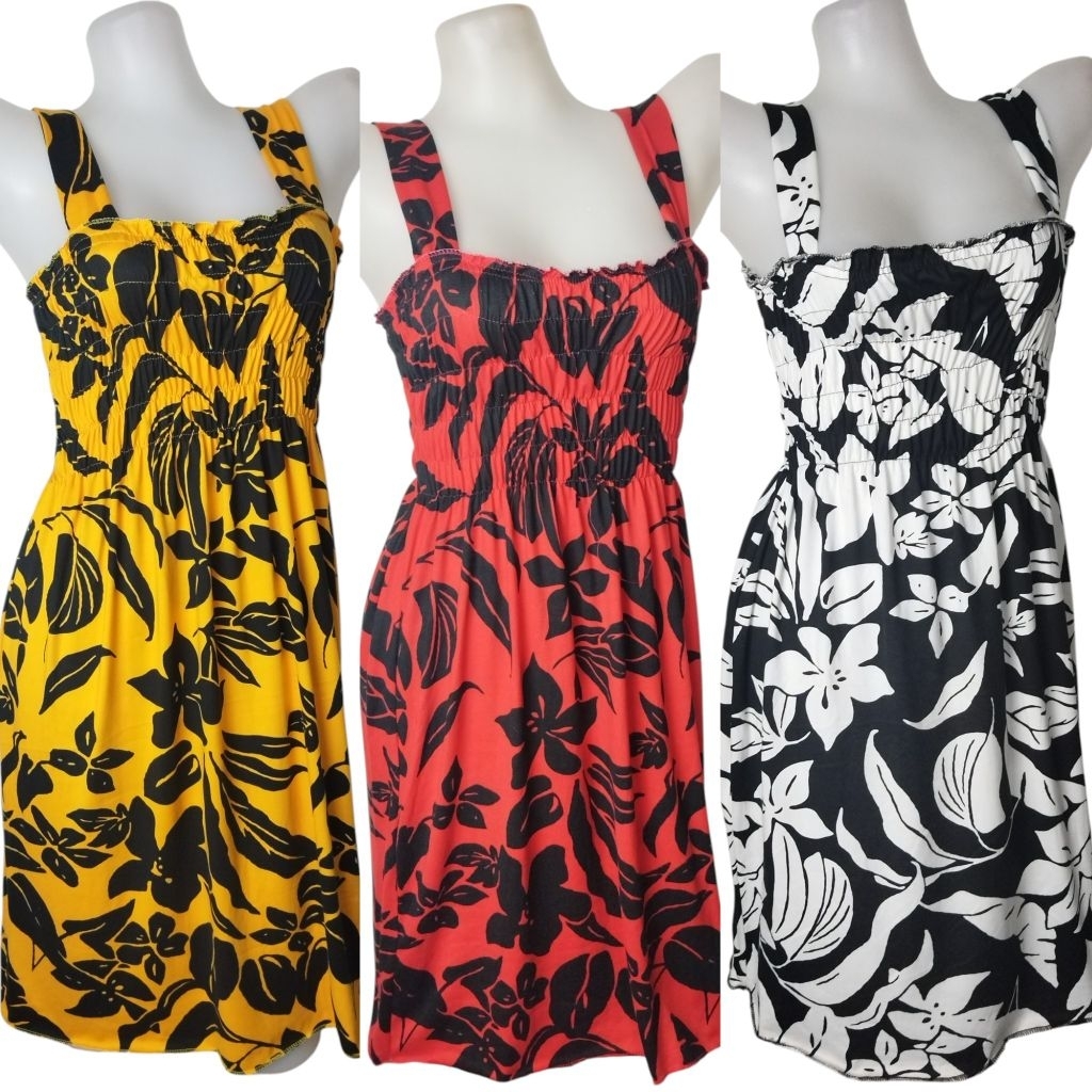 Mini Smocked Dress | DASTER PAMBAHAY | DUSTER | Flat Strap Dresses ...
