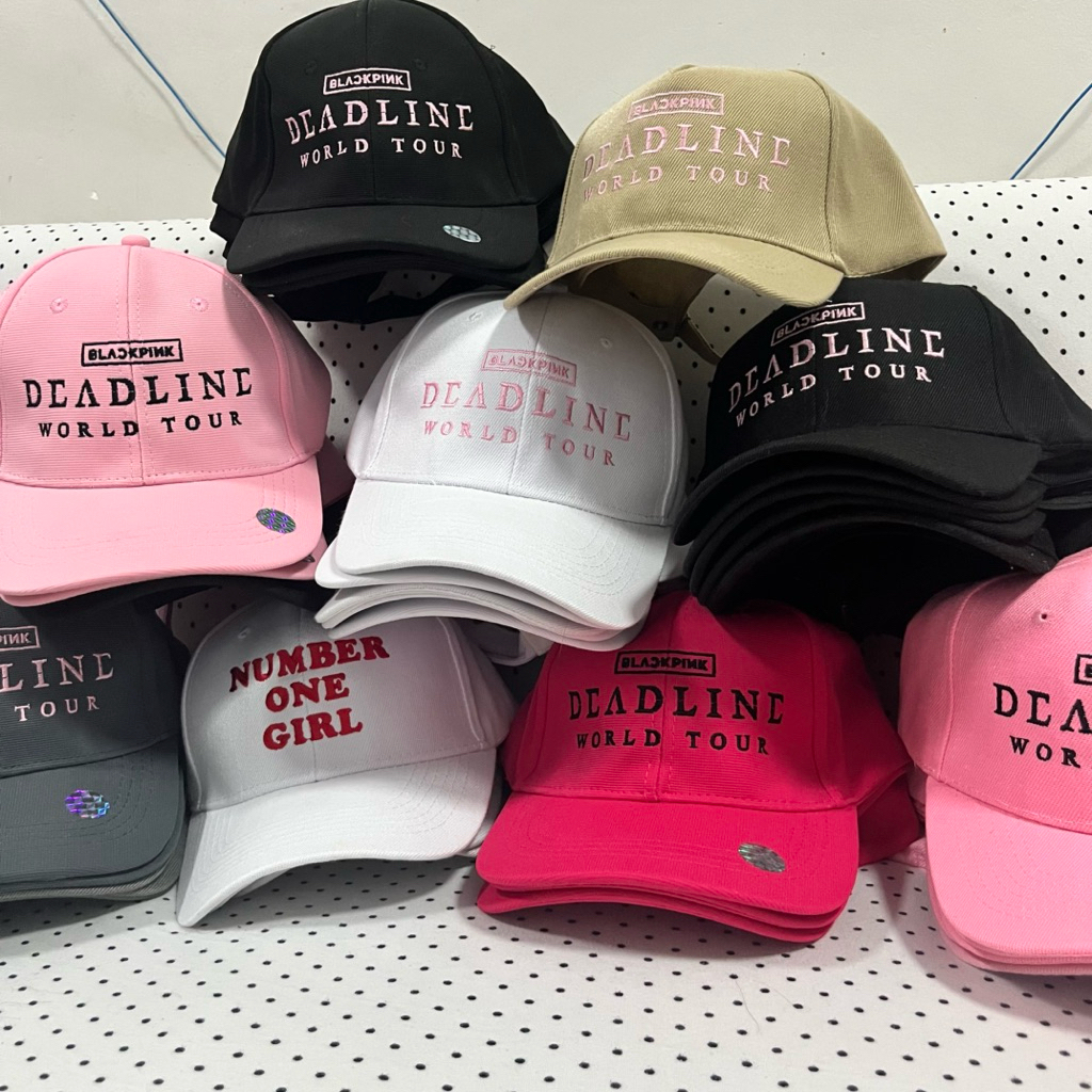 Blackpink Deadline world tour Cap Embroidered | Shopee Philippines