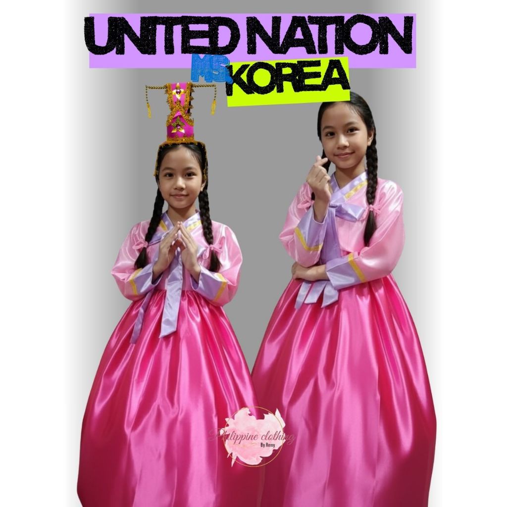 Ms. Korea Costume for united nation | Shopee Philippines