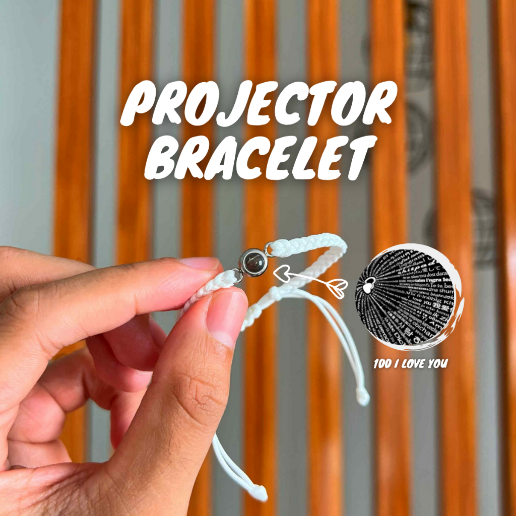 Braided Personality Projector Necklace and Bracelet For Men and Women ...