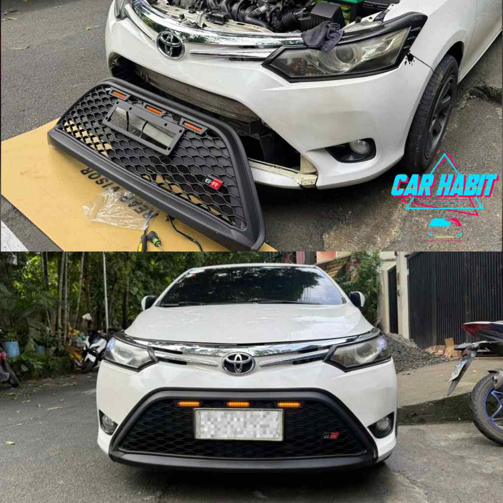 Toyota Vios GR Grill 2014 2015 2016 2017 2018 | Shopee Philippines