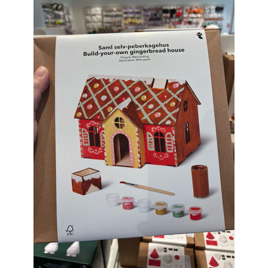 Flying Tiger Copenhagen Build your own gingerbread house | Shopee ...
