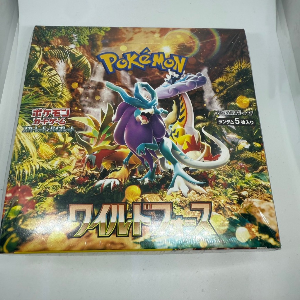 Pokemon Card Game Scarlet & Violet Expansion Pack Wild Force Box shrink ...