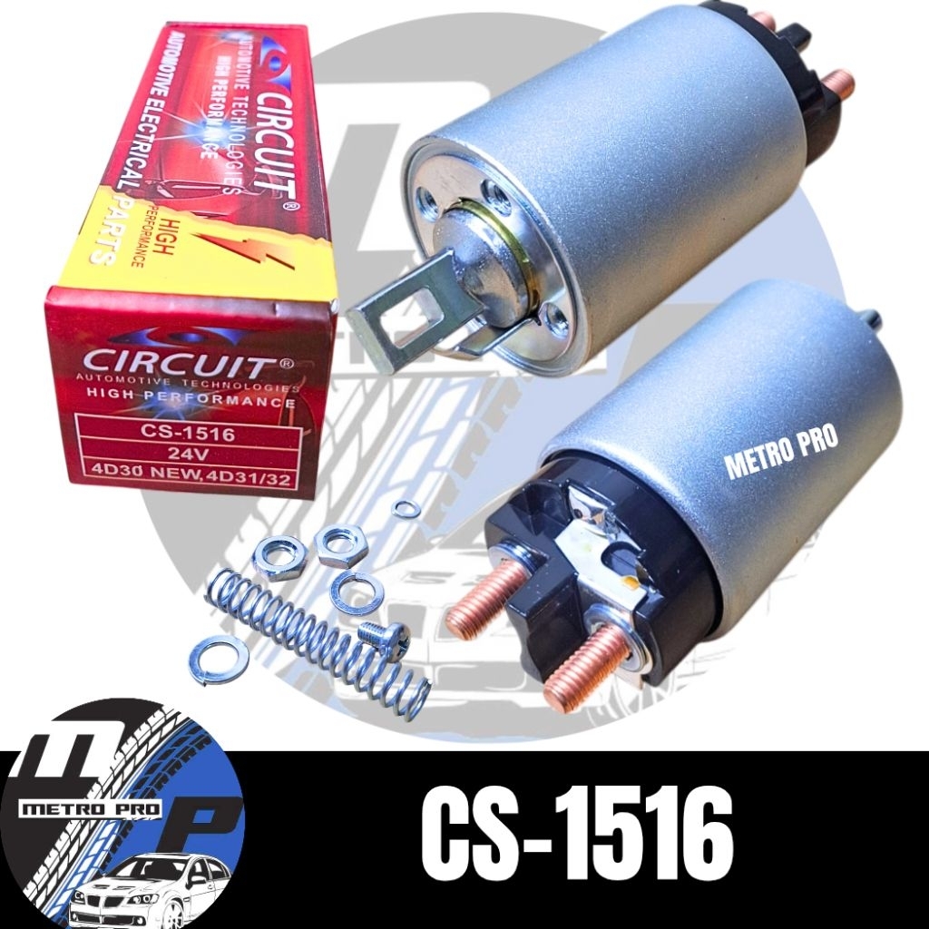 CIRCUIT Solenoid Switch 24Volts(CS-1516) For MITSUBISHI 4D30 NEW 24Volts, 4D31/32 | Shopee ...
