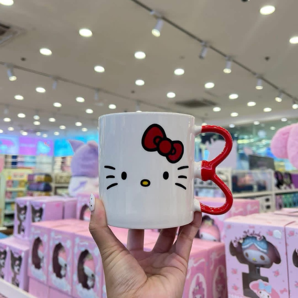 MINISO HELLO KITTY CERAMIC MUG W/HANDLE 440ml | Shopee Philippines