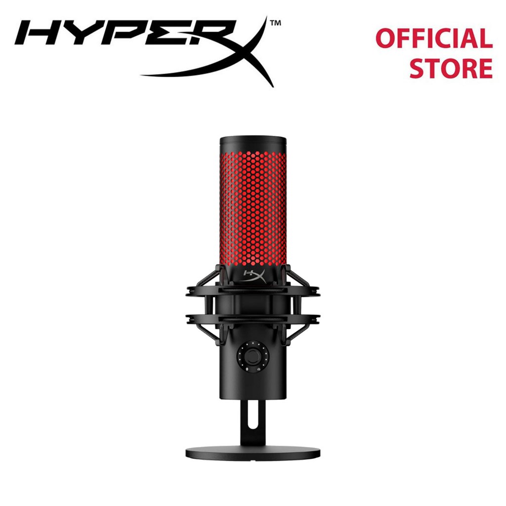 HyperX QuadCast 2 Hi-Res Studio-Quality Recording USB Gaming Microphone ...