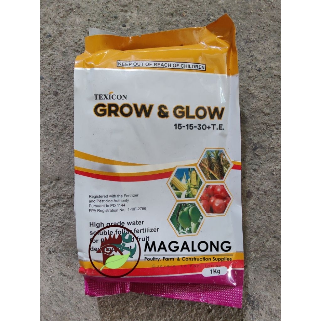 GROW AND GLOW 15-15-30+MICRO ELEMENTS - FOLIAR FERTILIZER Crop Giant ...