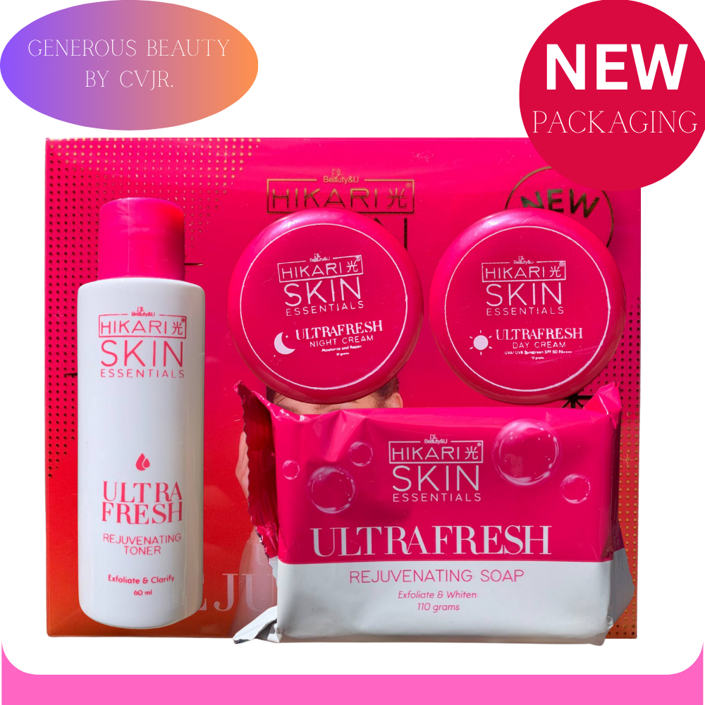 ULTRA FRESH PREMIUM REJUVENATING SET BY HIKARI SKIN ESSENTIALS (REJUV ...