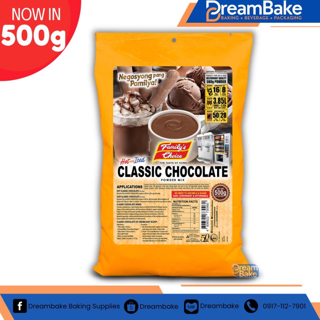 Family's Choice Classic Chocolate 500g | Shopee Philippines