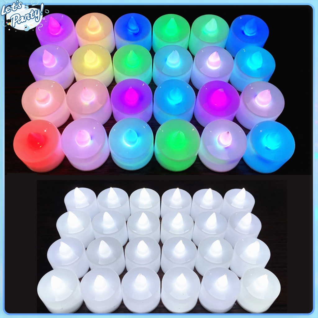 LED Candle Tea Light – Battery-Powered Holiday & Wedding Decoration ...