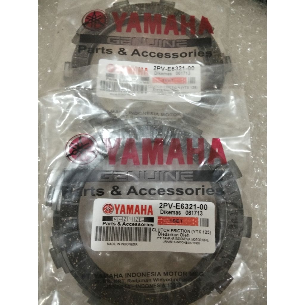 Clutch lining assembly For Yamaha YTX 125/ FZ 150 /sz150 4pcs complete ...