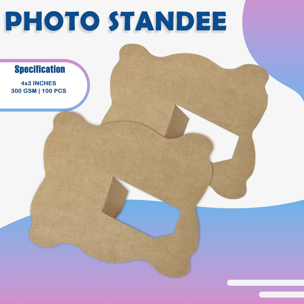 100pcs Polaroid Photo Standee 300gsm Kraft Paper with Stand Photo ...