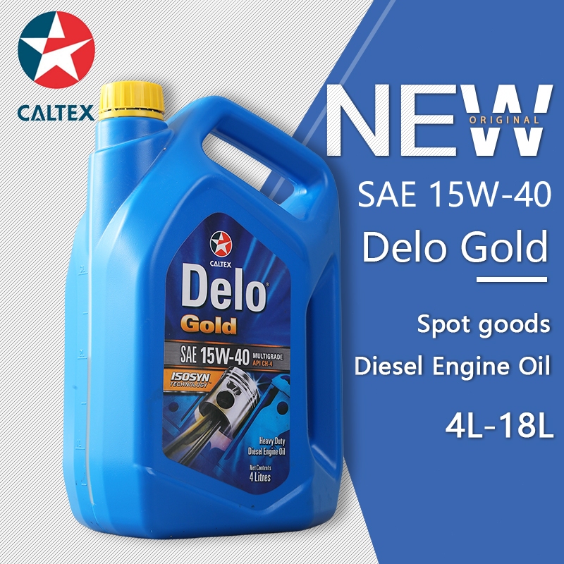 Delo Gold Ultra 15W40 4L Sport Diesel Engine Oil Fully Synthetic Heavy ...