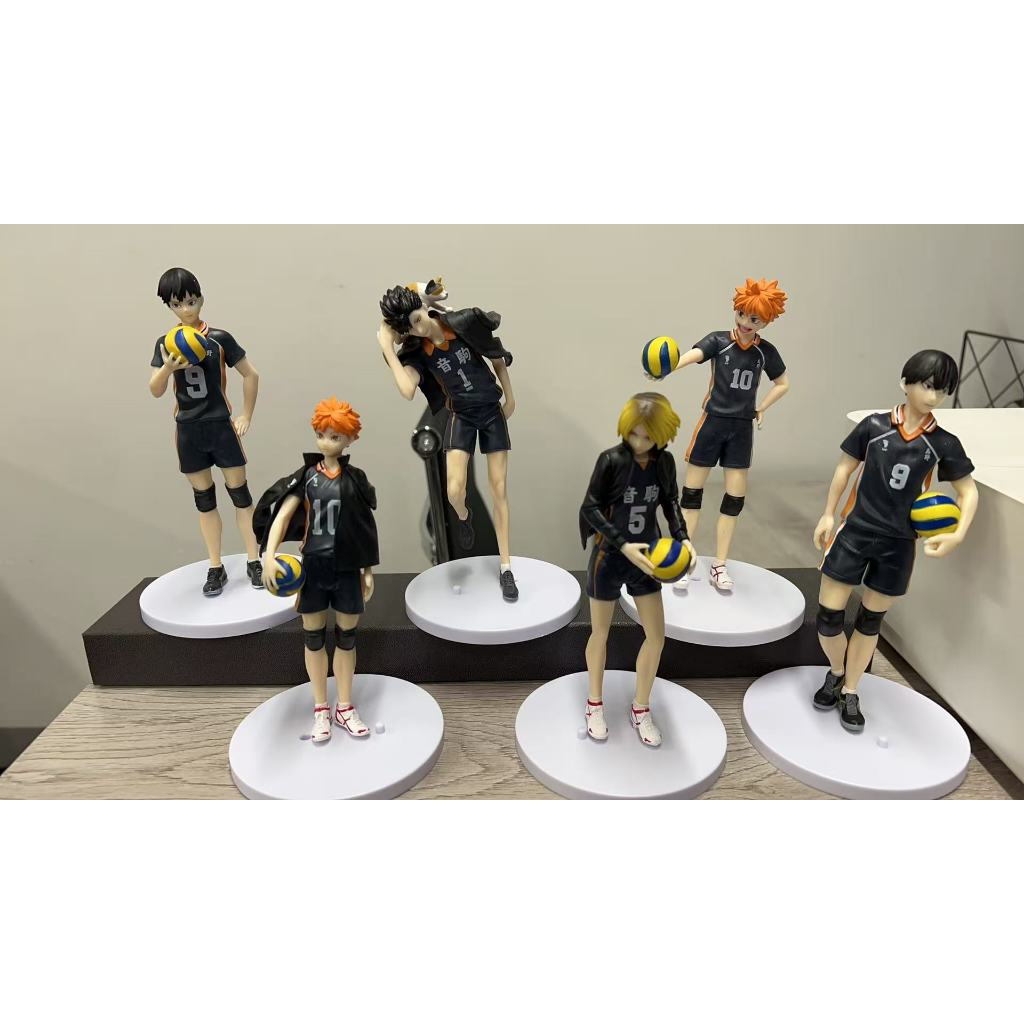 6pcs Set of Haikyuu Action Figure Volleyball Juvenile Kageyama Tobio ...