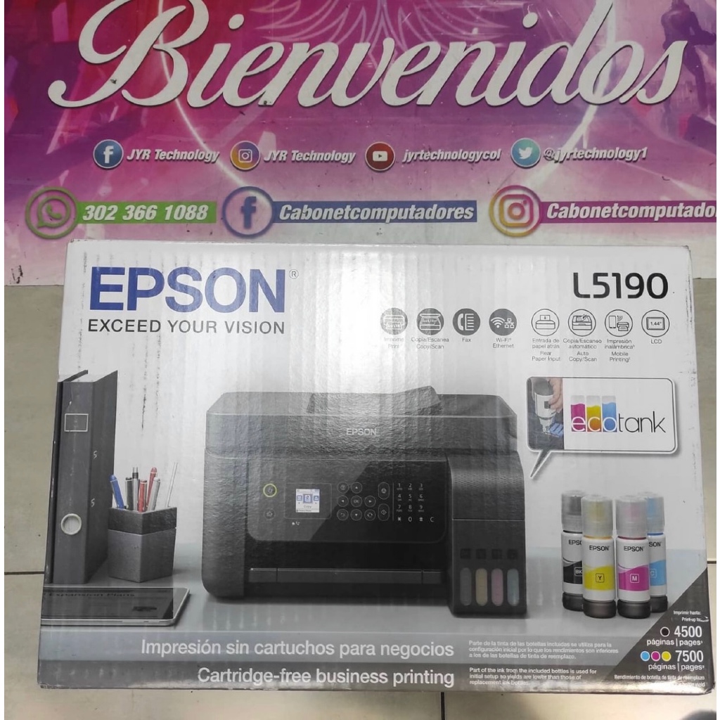 Brand New EPSON EcoTank L5190 Printer All in One Printer, Scanner and ...