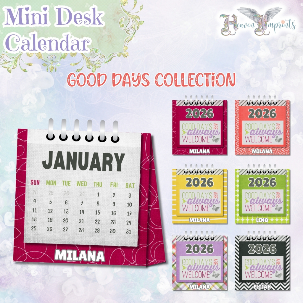 Mini Desk Calendar | Personalized Desk Calendar - Offline Moments ...