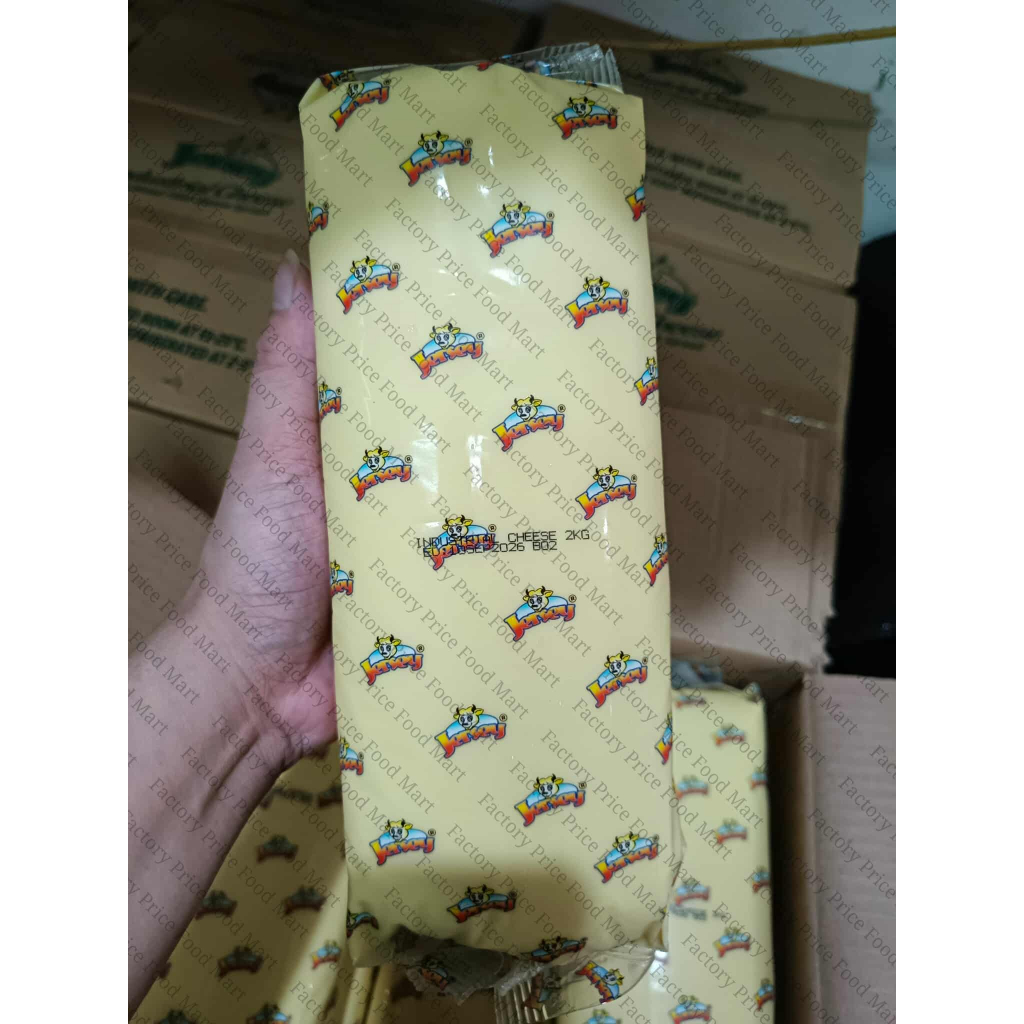 Jersey Industrial Cheese Block 2kg (Exp: September 10, 2026) | Shopee ...