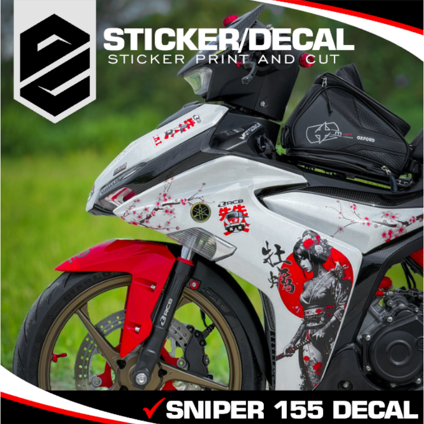 SNIPER 155 V3 DECALS LAMINATED JAPPAN STICKER WATERPROOF | Shopee ...