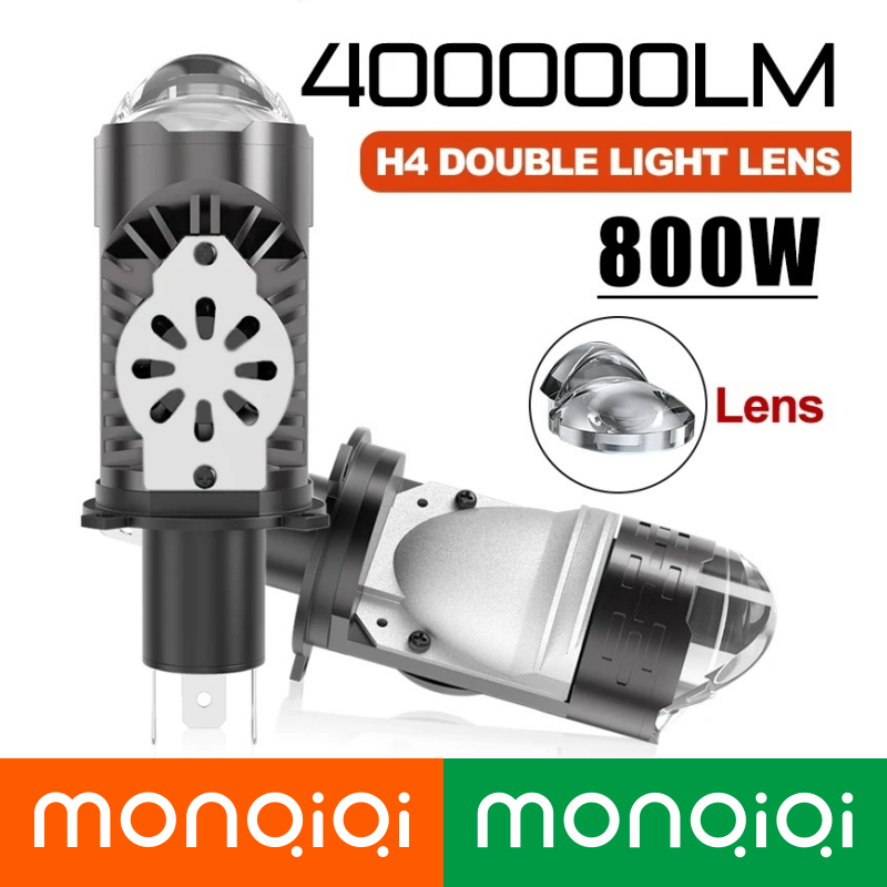 2PCS 100% Original H4 Led Projector Mini Lens Bi Led Lens 400000LM ...