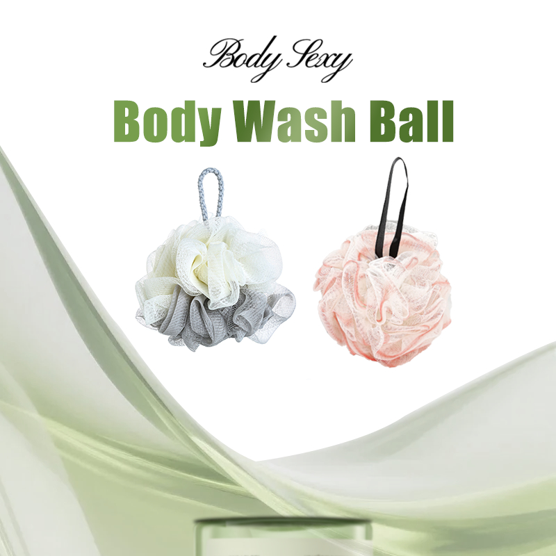 Body Sexy Bath Bubble Ball Sponge Exfoliate Scrubber Cleaning Foaming ...