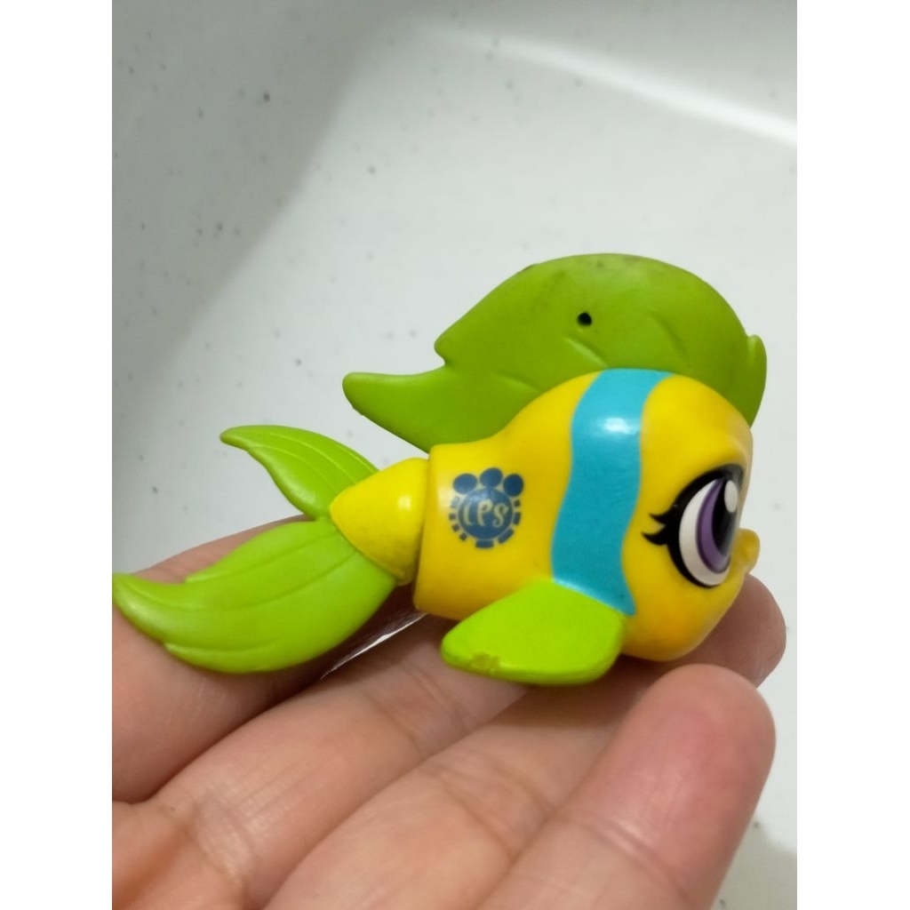 LPS Littlest Pet Shop Flippa Splashley Fish Pet#4023 Collectible Figure ...